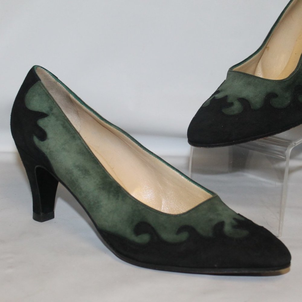Vintage Helene Arpels Couture Made In Italy Pumps Hee… - Gem